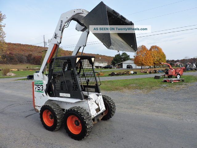 2003 Bobcat 753 G Series Rubber Tire Skid Steer Loader Kubota Diesel Dozer Cat