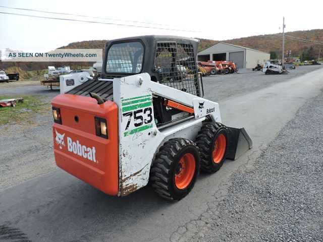 2003 Bobcat 753 G Series Rubber Tire Skid Steer Loader Kubota Diesel Dozer Cat