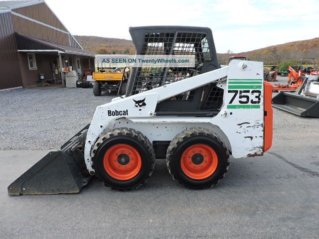 2003 Bobcat 753 G Series Rubber Tire Skid Steer Loader Kubota Diesel Dozer Cat